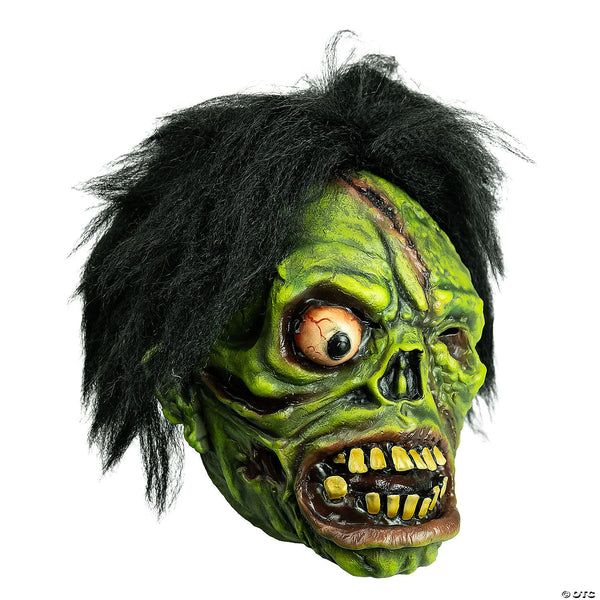 Chamber of Horrors™ Green Shock Monster Overhead Mask with Hair