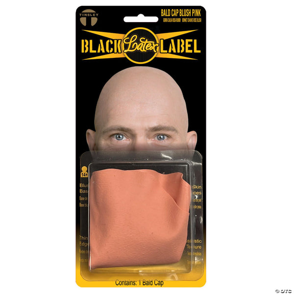 Adults Blush Pink Latex Bald Cap