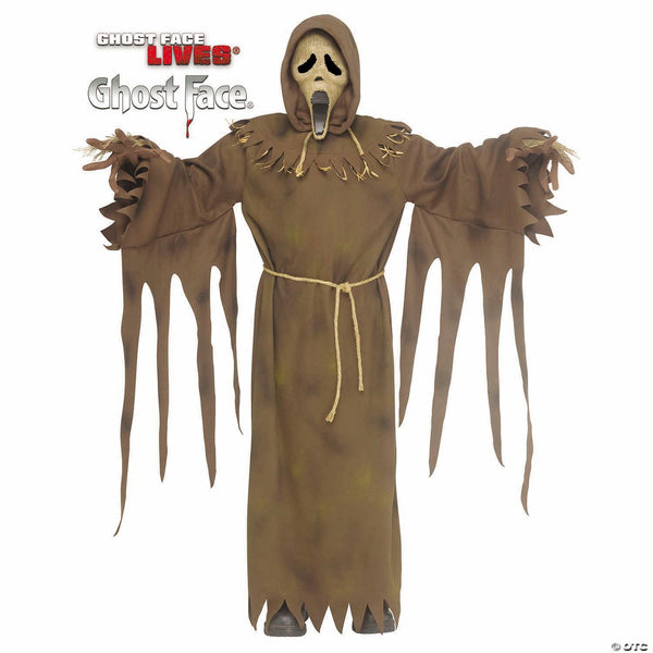 Kids Ghost Face® Scarecrow Hooded Robe Costume - 12-14