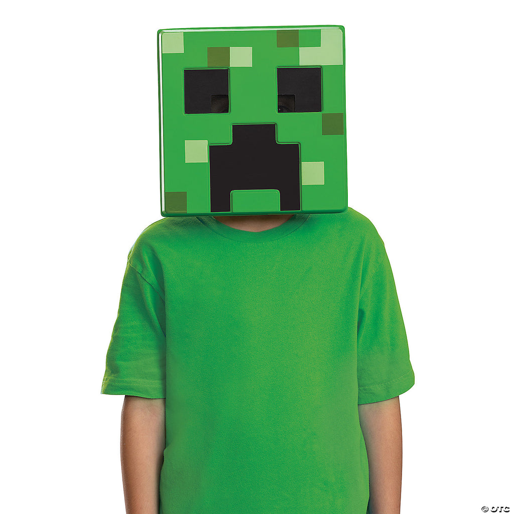 Kids Minecraft™ Creeper 3D Paper Mask