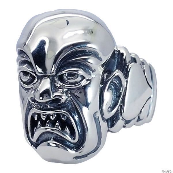 Rob Zombie’s Phantom Creep Face Plated Brass Ring - Size 12